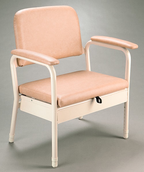 Wide Bedside Commode 550mm | Bariatric Patient Hygiene | Active ...